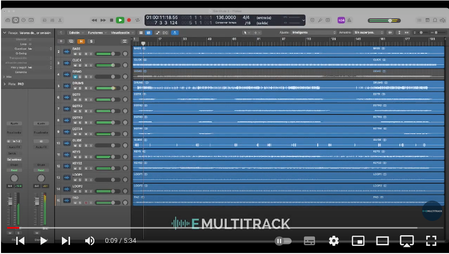 Multitracks y Secuencias – emultitrack